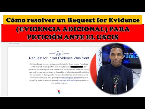 Cómo resolver un Request for Evidence (Evidencia adicional) para ...