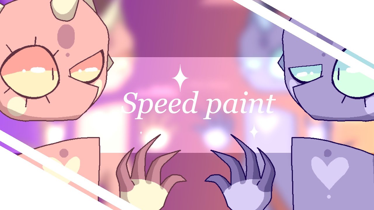 Speed paint | new OCs - YouTube