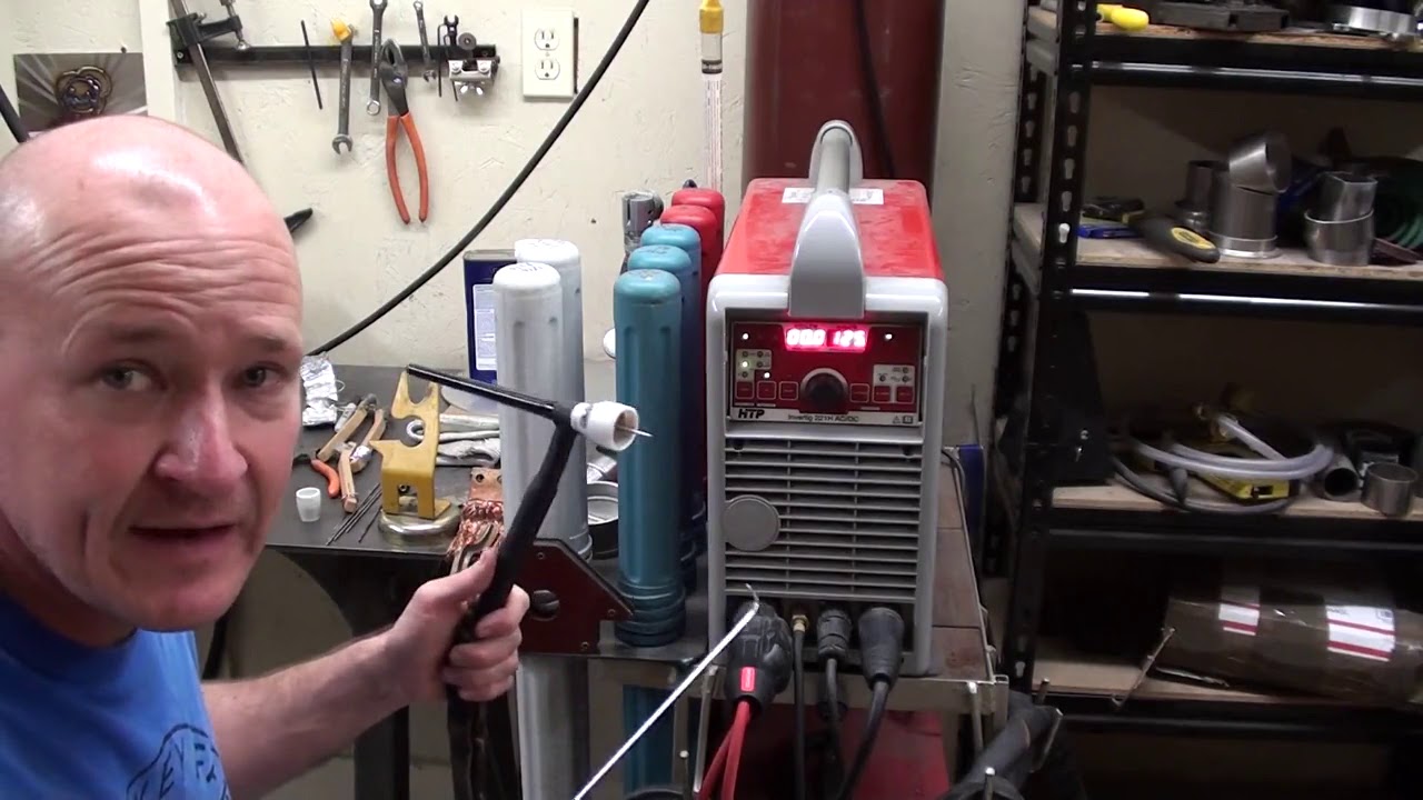 how to set up and use a tig welder series 4 settings - YouTube