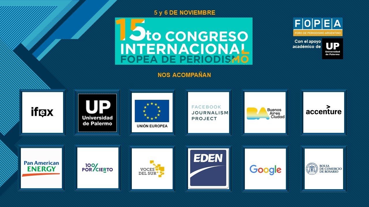 Bienvenidos al 15to Congreso Internacional FOPEA de Periodismo - YouTube