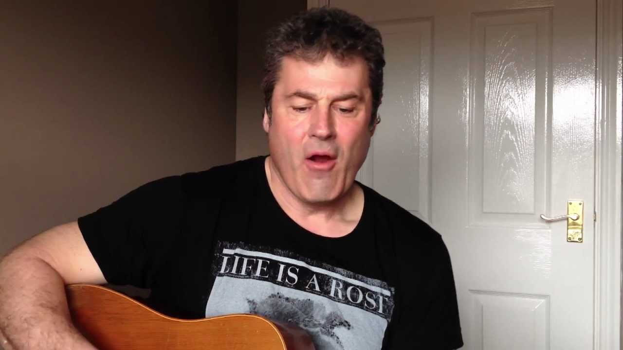 Livin on a prayer Bon Jovi acoustic cover version Steve Linforth - YouTube
