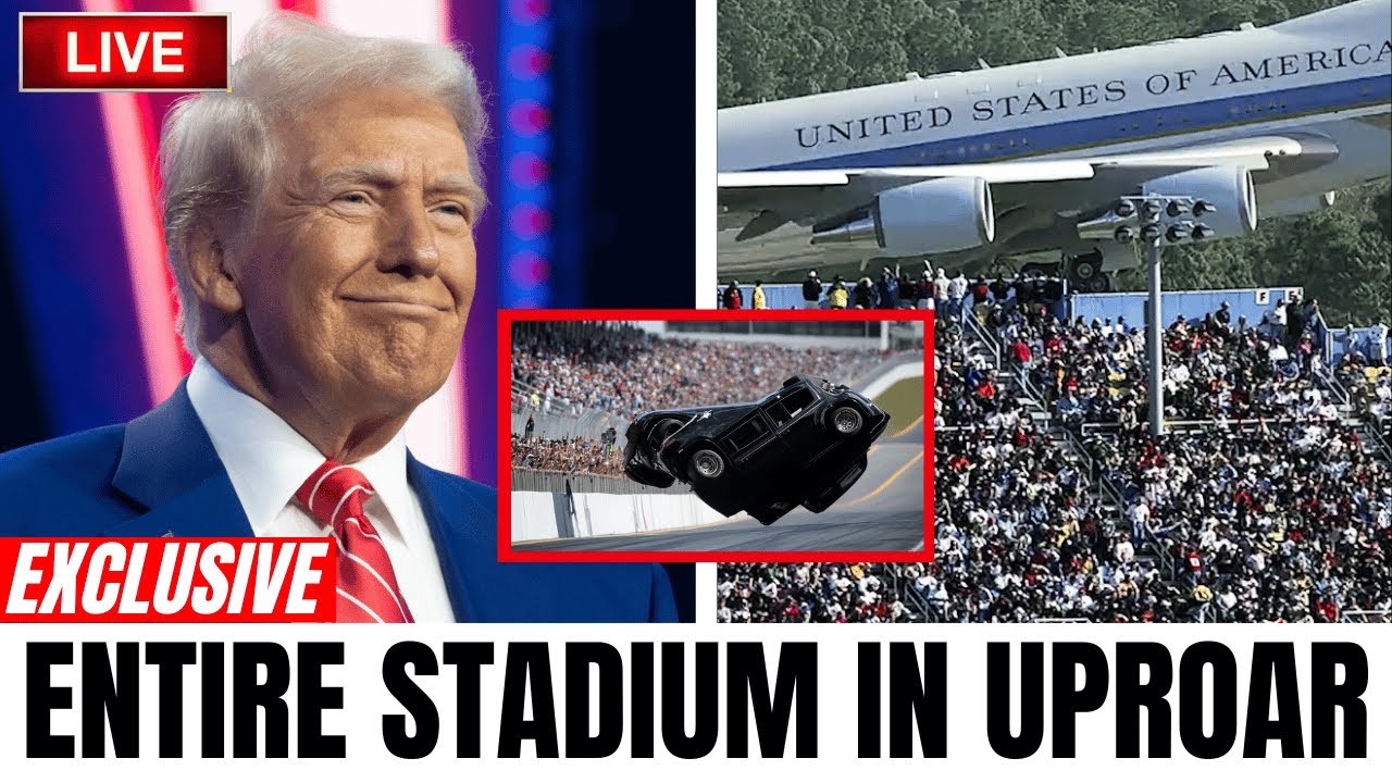 HOLY! TRUMP’S NASCAR STUNT Just Left the ENTIRE Stadium in an UPROAR ...