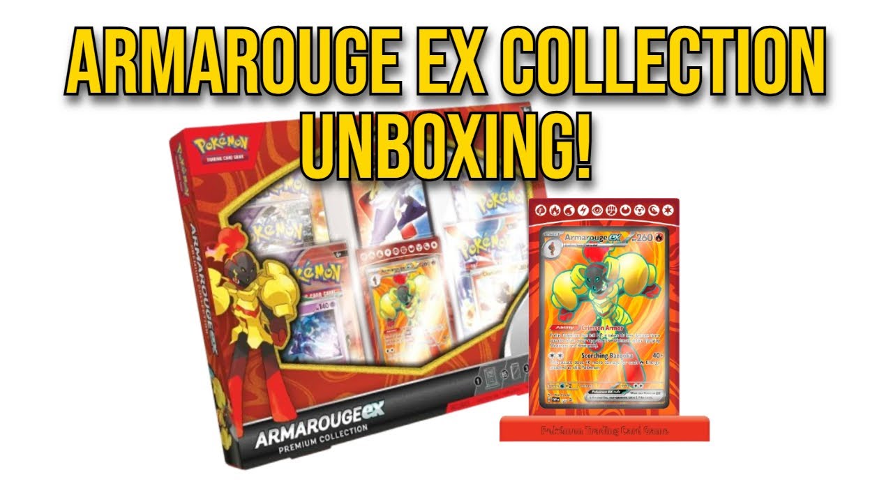 Pokémon TCG Armarouge ex Premium Collection Unboxing! - YouTube