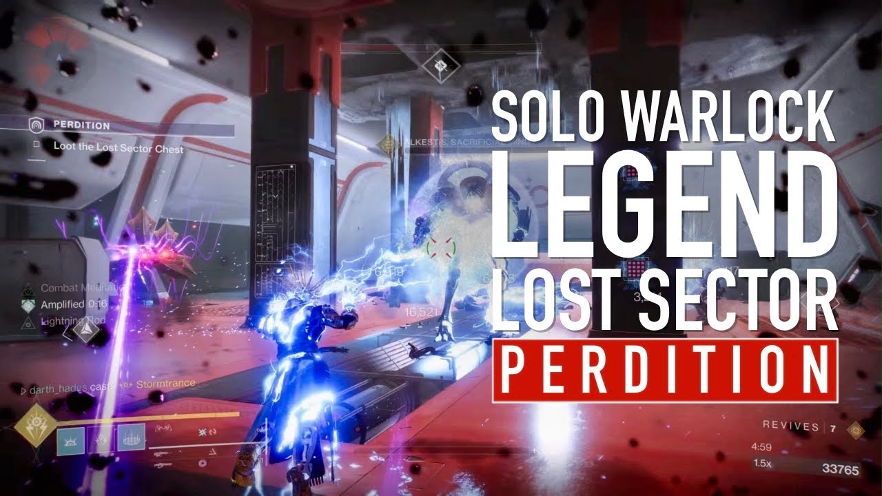 Destiny 2 - Solo Legend Lost Sector - Perdition (Warlock) Arc 3.0 - YouTube
