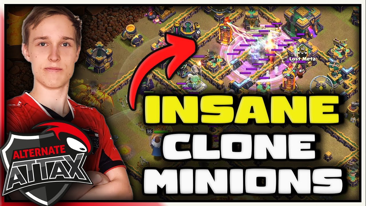 ATN.aTTaX Super Minions Clone DESTROYED Base in Clash of Clans - YouTube