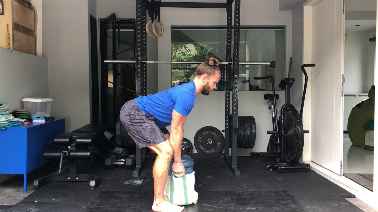 Backpack Deadlift - YouTube