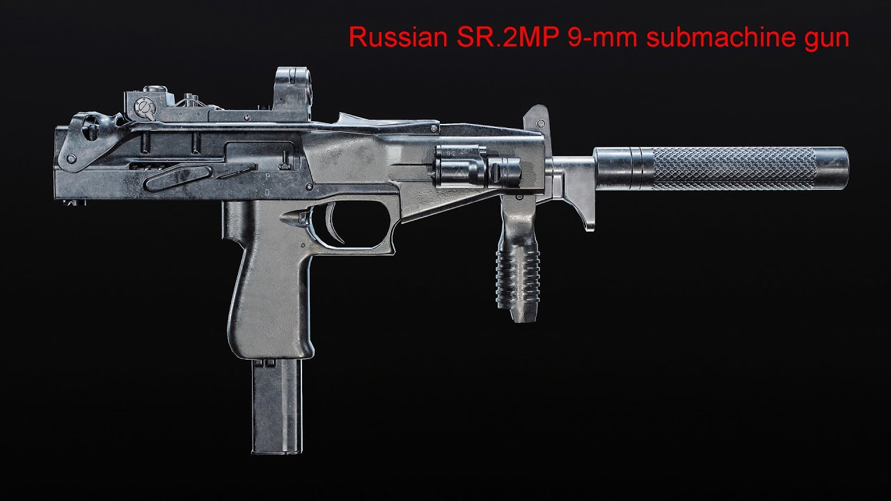 Russian modernized SR-2MP 9-mm "Veresk" special ops submachine gun ...