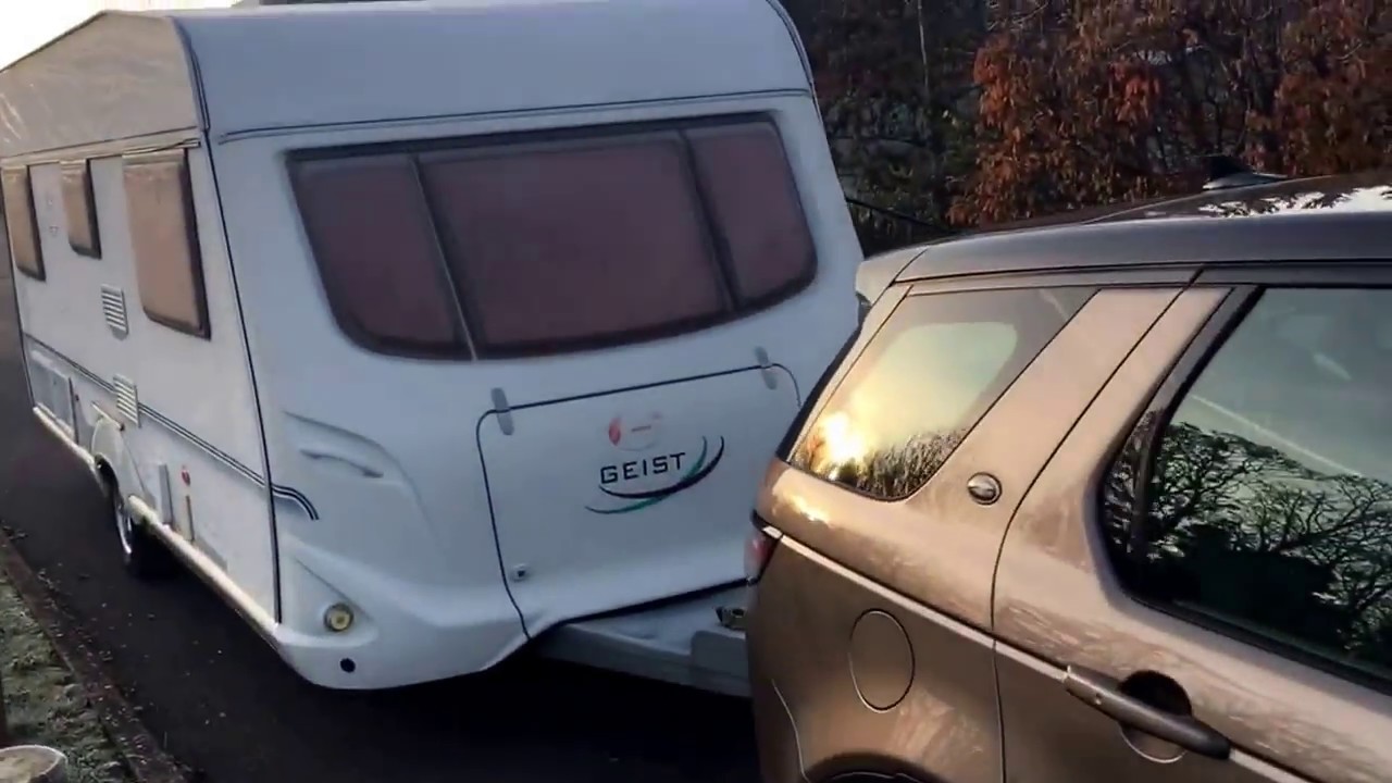 Geist LV550 4 berth fixed bed caravan + motor mover qualitycaravans.co ...