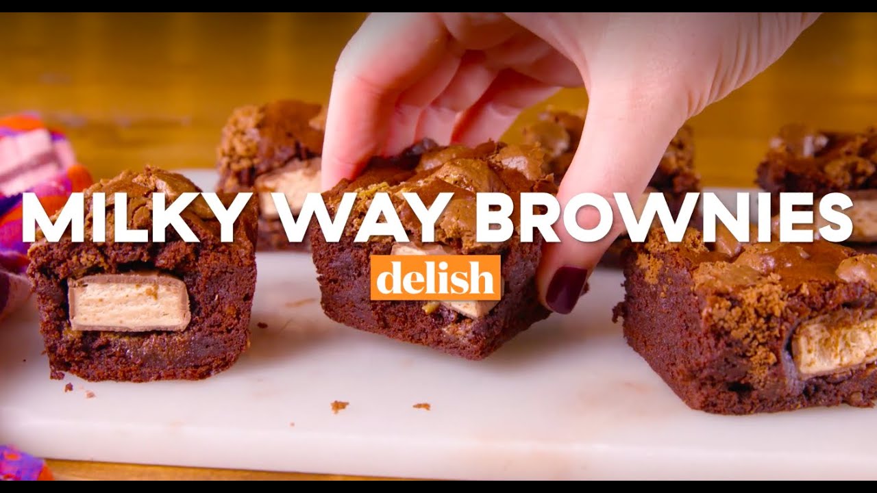 Milky Way Brownies | Delish UK - YouTube