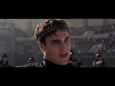Commodus responses to Maximus - YouTube