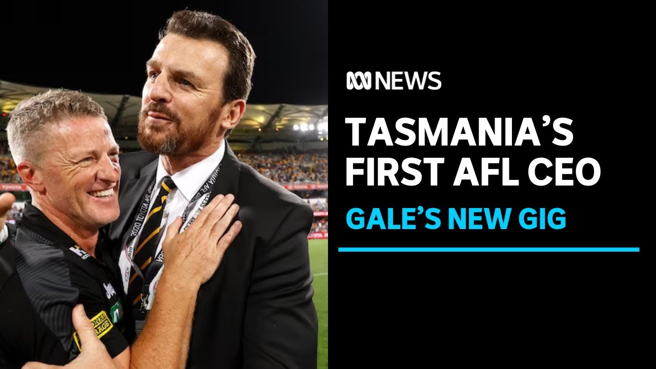 Richmond great Brendon Gale new CEO of Tassie AFL club | ABC News - YouTube