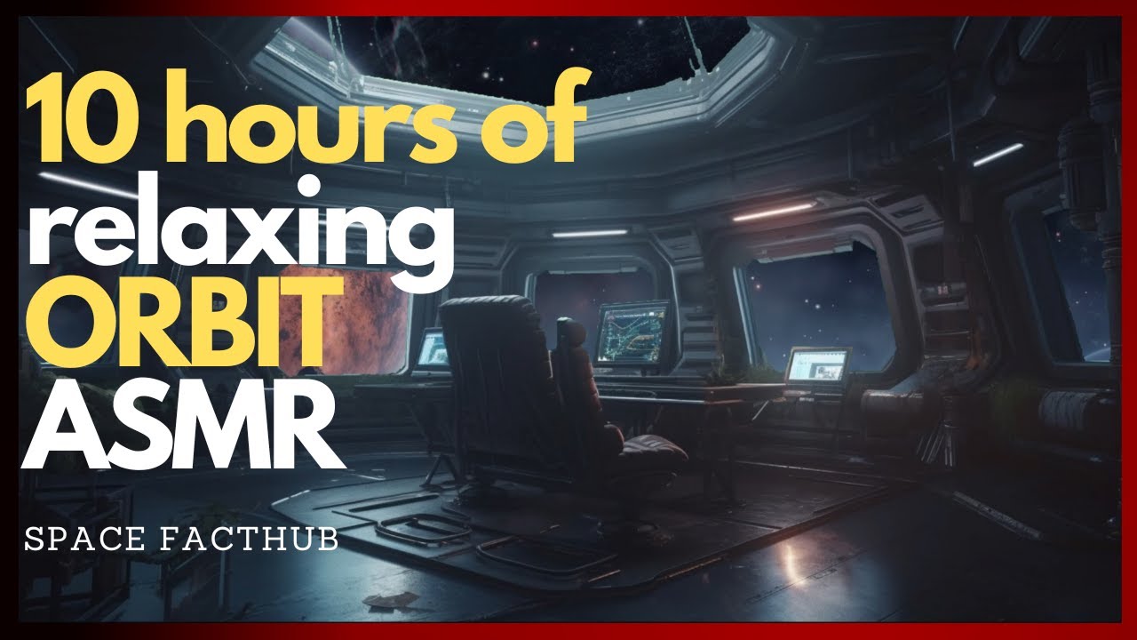 🪐 10 hours of white noise ASMR | Space cockpit 2 | Relax while orbiting ...