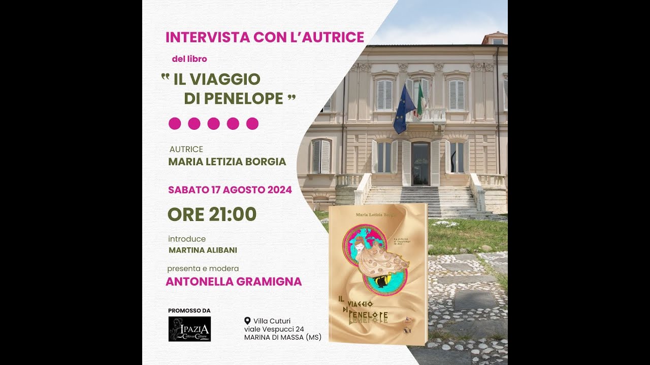 IL VIAGGIO DI PENELOPE Marina di Massa 17 agosto 2024 parte due - YouTube