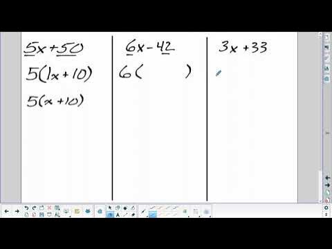 Factoring Polynomials - Greatest Common Factor (GCF) - Level 1 - YouTube