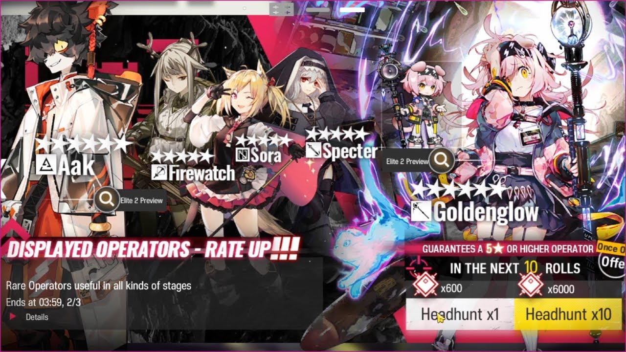 When your luck runs out... | Arknights Goldenglow & Aak Banner Pulls ...