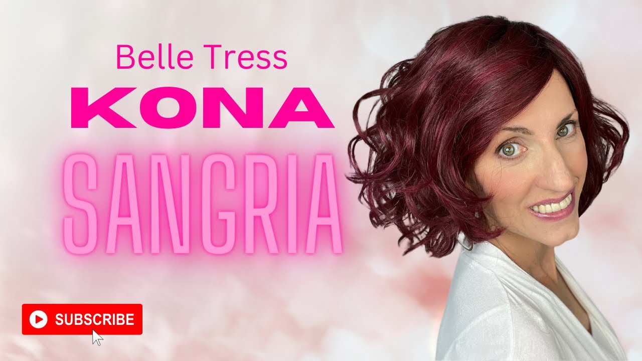 Belle Tress KONA | New Color SANGRIA | BEAUTIFUL YOU WIG REVIEWS - YouTube