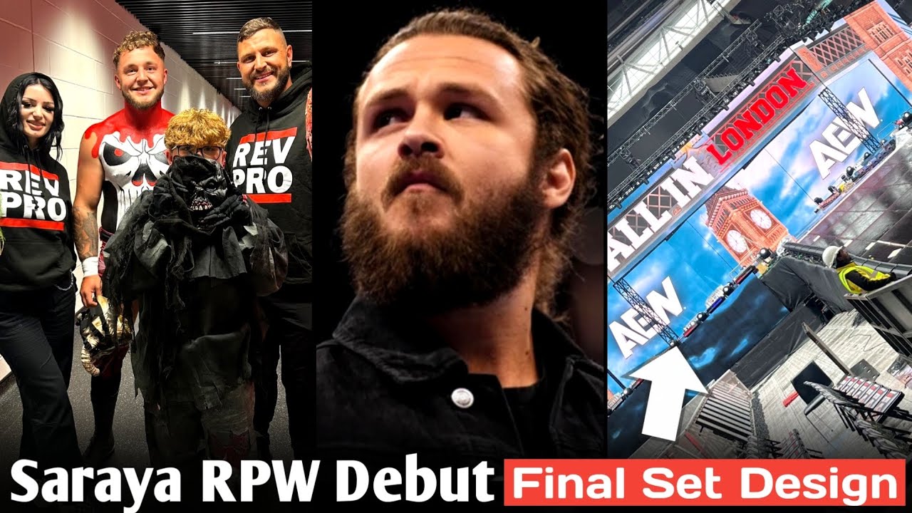 AEW ALL IN Final Set Design Reveal | Saraya Debut on Rev Pro | Jack Perry Allegation | Ricochet ...