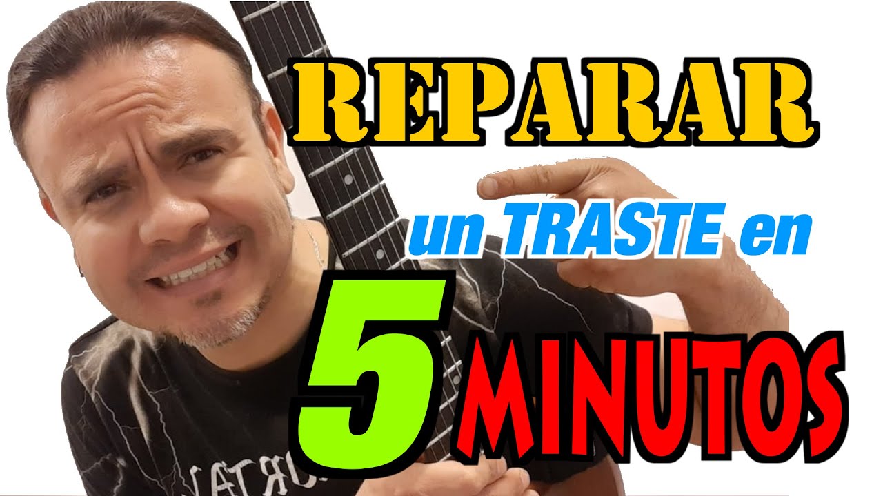 Como reparar un traste de guitarra en 5 minutos/ fix your fret in 5 ...
