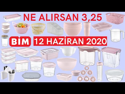 BİM 12 HAZİRAN 2020 | NE ALIRSAN 3,25 | PLASTİK MUTFAK ÜRÜNLERİ | BİM İNDİRİMLERİ | Bim Aktüel