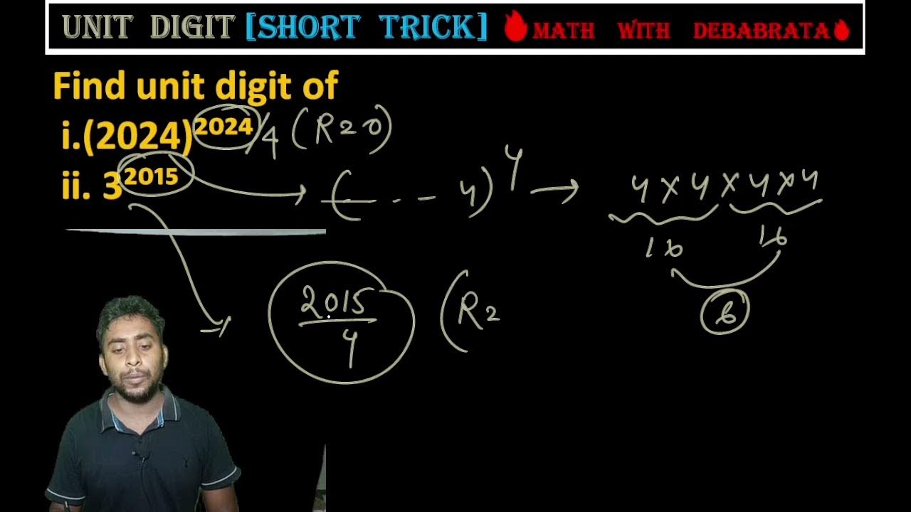 Number system (unit digit) for ssc CGL, CHSL, MTS, phase 12 selection post, CPO - YouTube