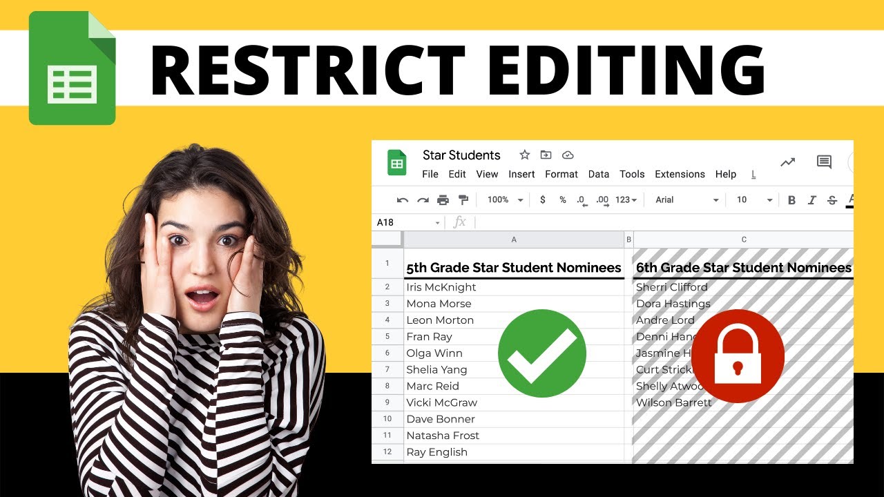 PROTECT SPECIFIC CELLS FROM EDITING IN GOOGLE SHEETS YouTube PROTECT SPECIFIC CELLS FROM EDITING IN GOOGLE SHEETS YouTube