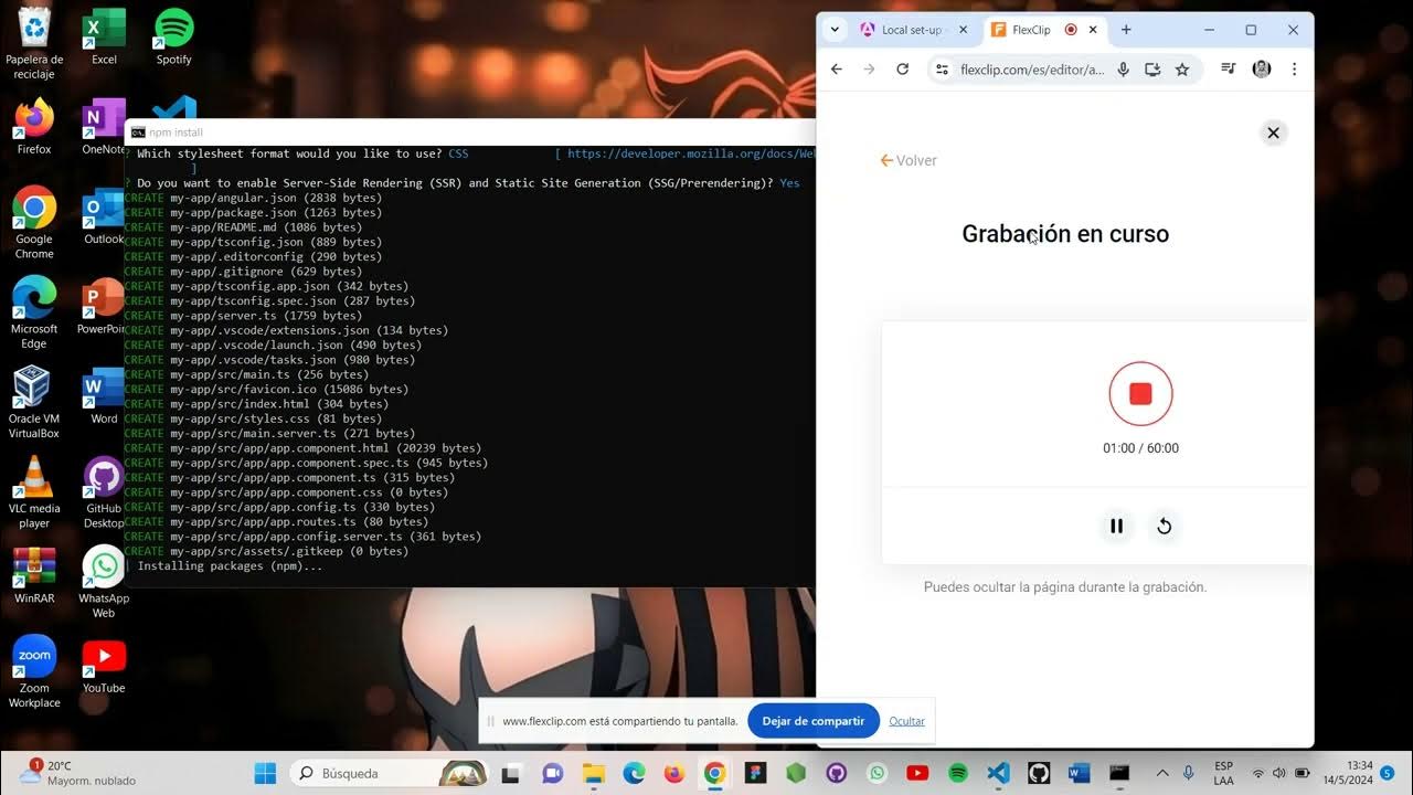 Crear un nuevo proyecto de Angular. Modificar el app.component.html de su proyecto - YouTube
