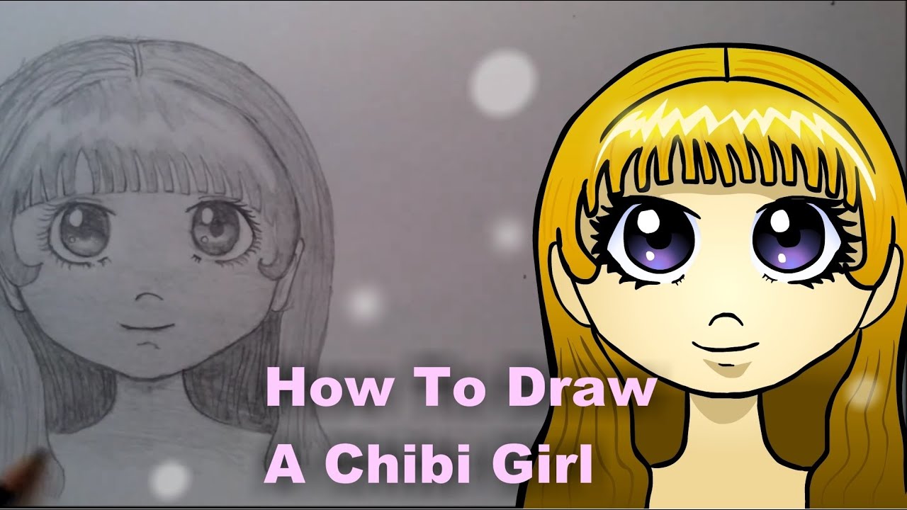 How To Draw A Chibi Girl ☆ Step by Step ☆ - YouTube