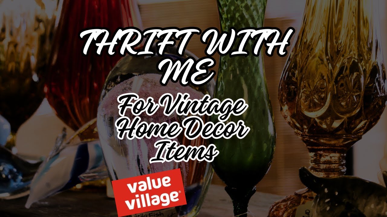 Thrift With Me for Vintage Items at Value Village - YouTube