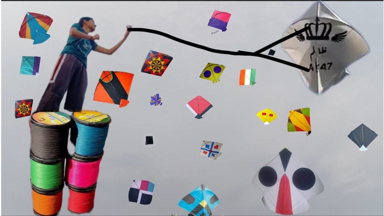 kite flying 2023 | kite flying in punjabi | mono kite | pakistani kite ...