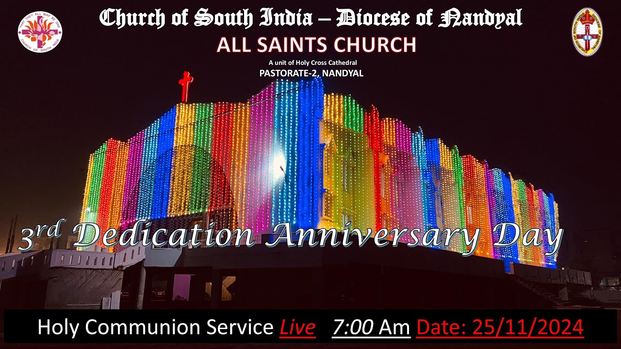 All Saints Church 3rd Dedication Anniversary Service|| HCC-P2 || Live 7 ...