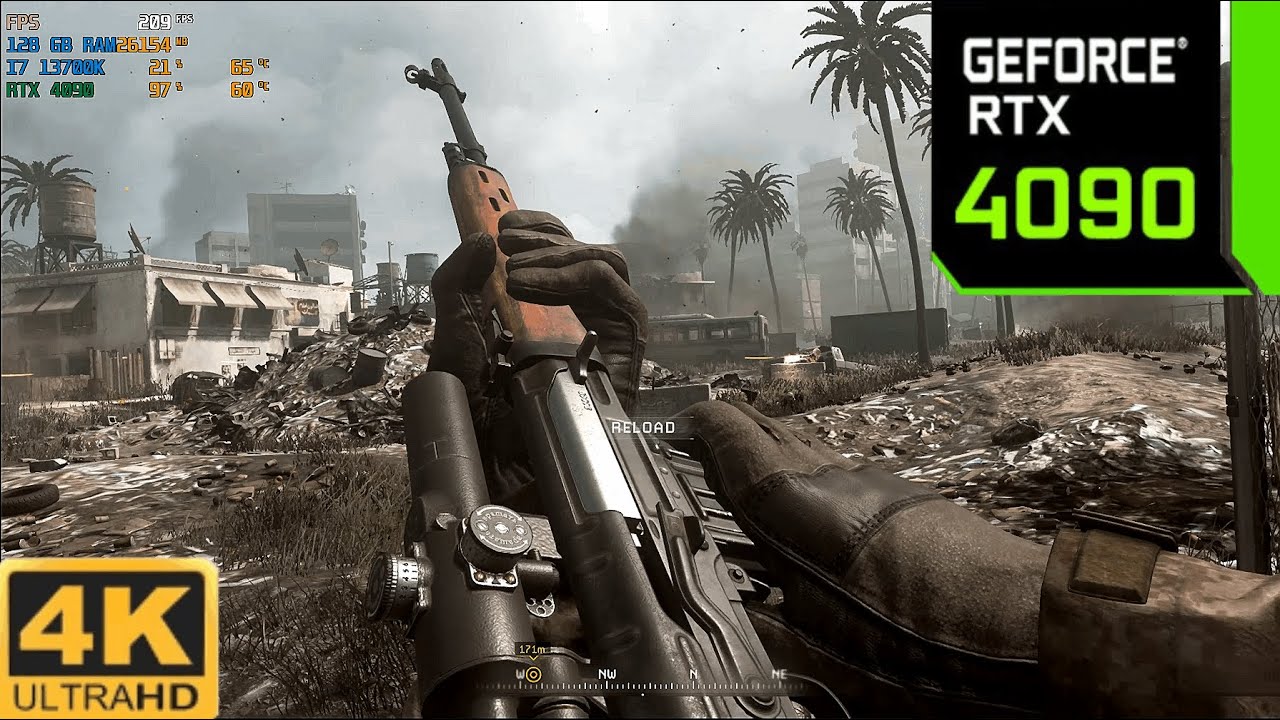Call of Duty Modern Warfare : Gameplay - 4K RTX 4090 - YouTube