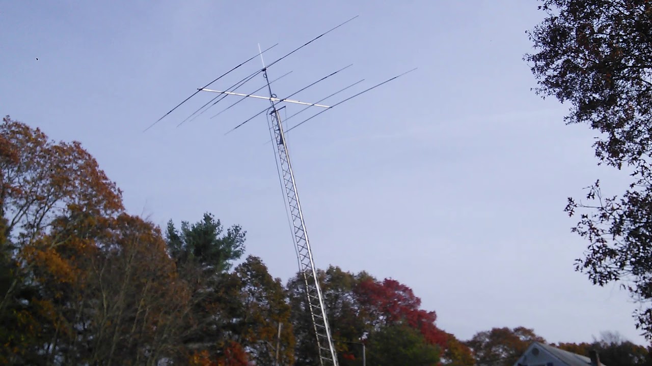 Rohn HDBX tower raising - YouTube