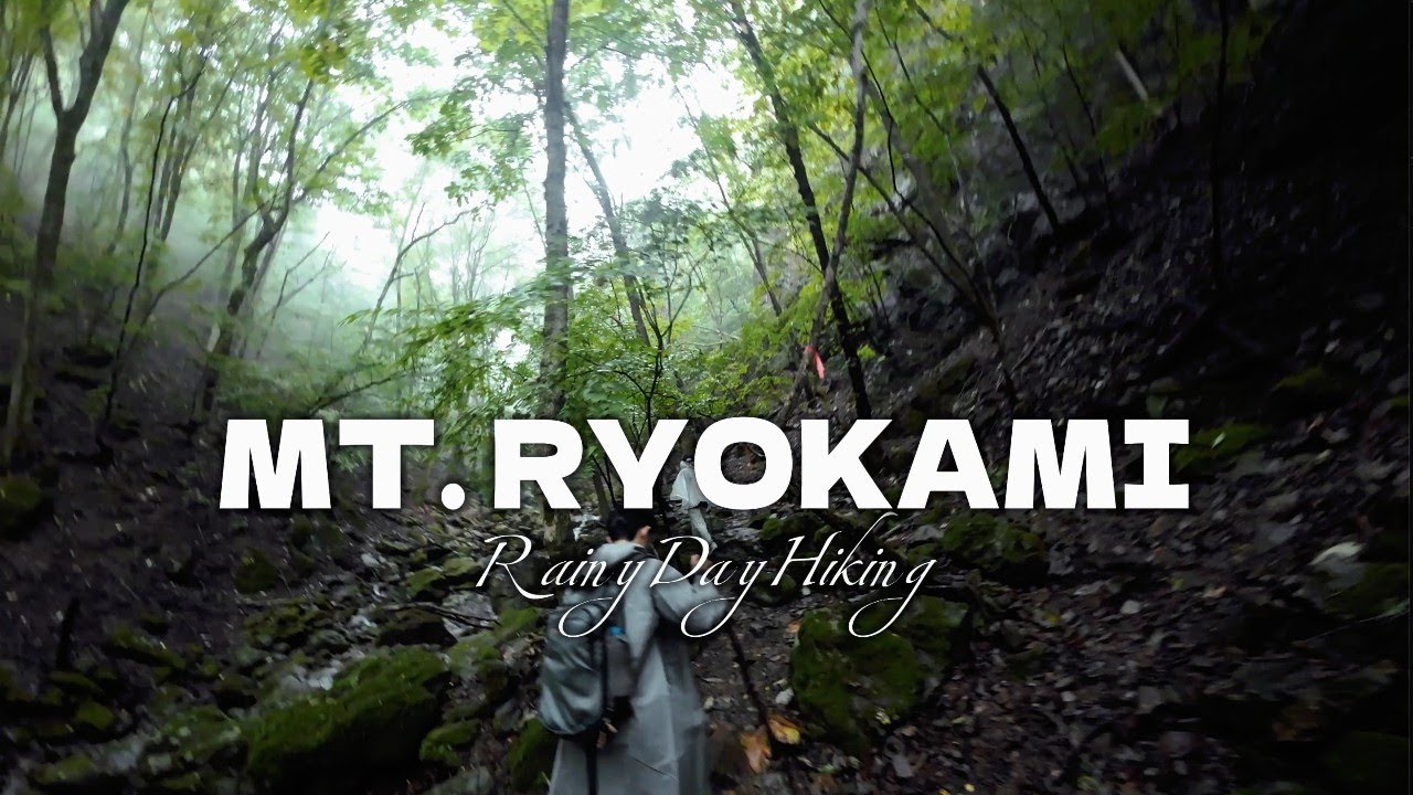 Rainy-As-Hell Mt. Ryōkami Hike – DJI Action 2 on Slippery Trails! - YouTube