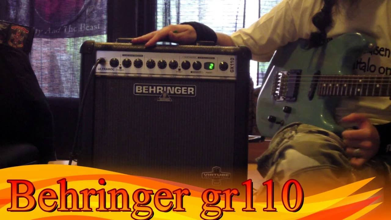 Behringer gx110 - YouTube