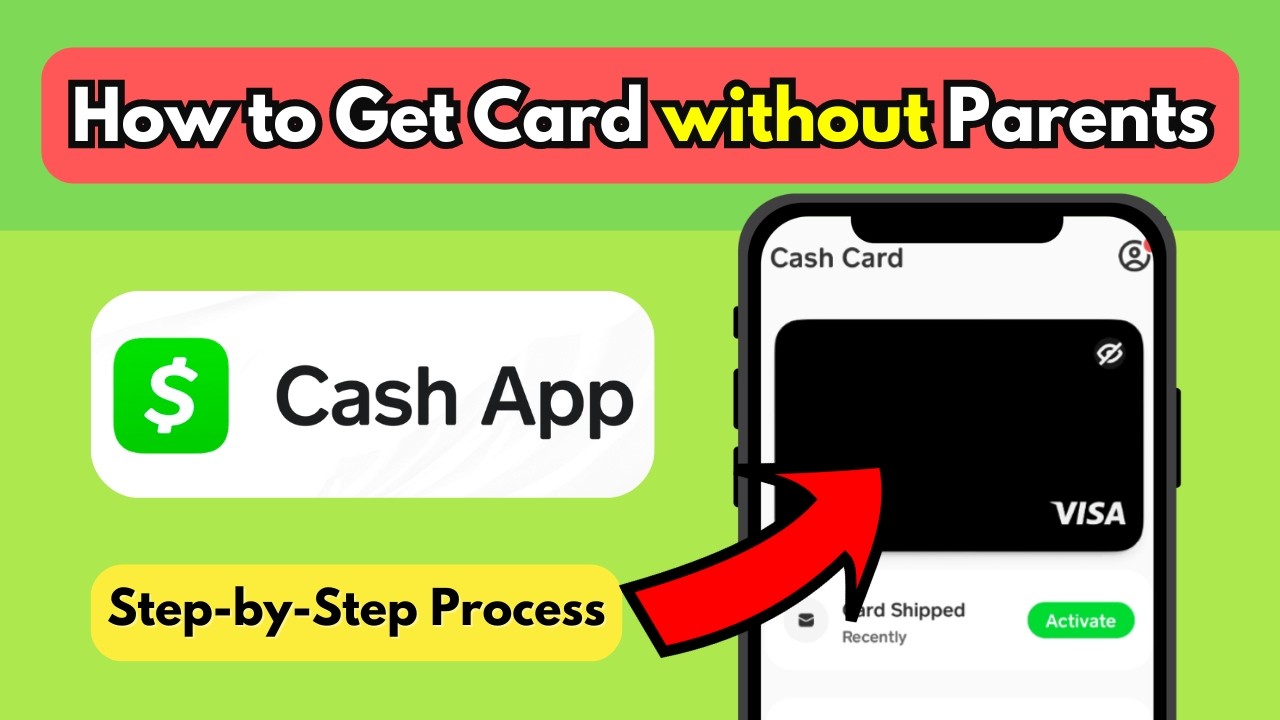 Get Cash App Card without Parents | Under 18 Cash App Card | Without ...