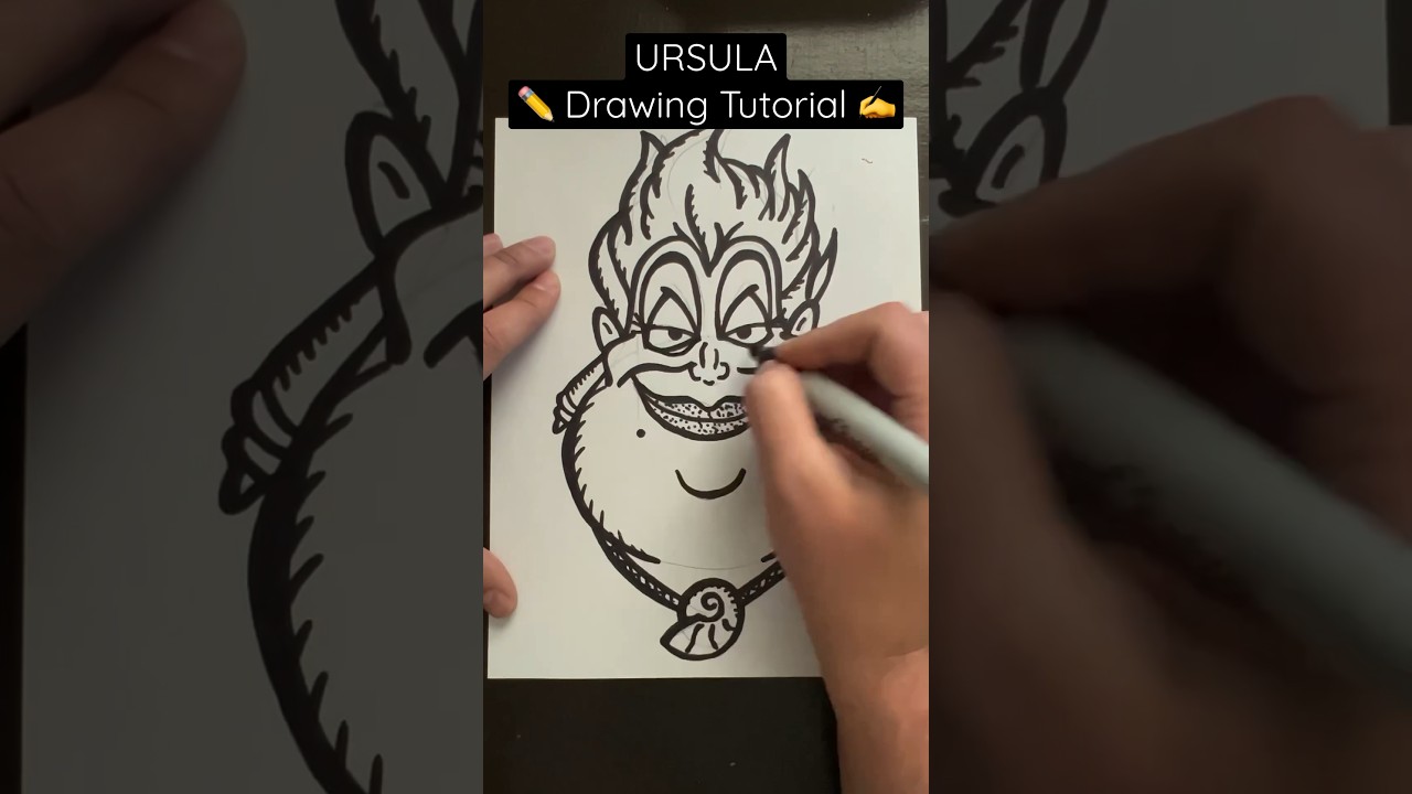 How To Draw Ursula Art Hub