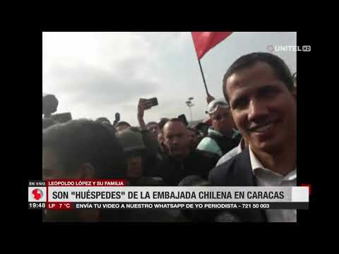 Leopoldo López y su familia se refugiaron en la embajada de Chile de Caracas