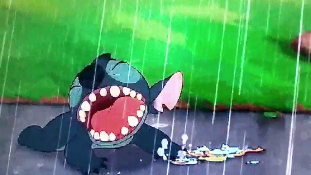 Stich llorando con cumbia sad de fondo - YouTube
