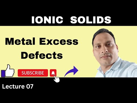 Metal Excess Defects | ionic solids Metal Excess Defects - YouTube