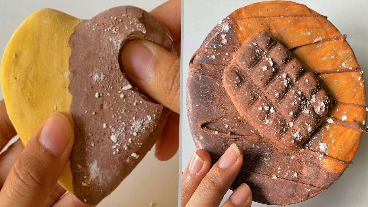 Plaster Clay Cracking & Slime ASMR Video #318 - YouTube