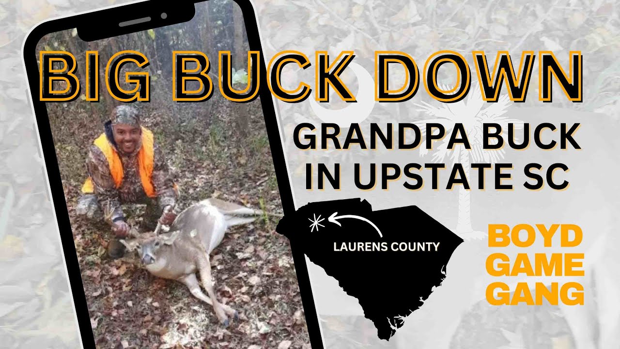 Big Buck Down in Upstate SC - YouTube