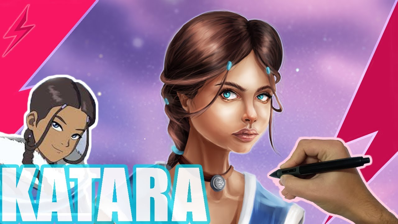 DRAWING Katara - Avatar The Last Airbender -AlxandrDraw - Episode 5 ...