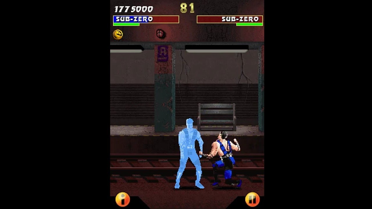 Ultimate Mortal Kombat 3 (Mobile Java version game) Walkthrough [Sub-Zero] Hard (Unlock Shao ...