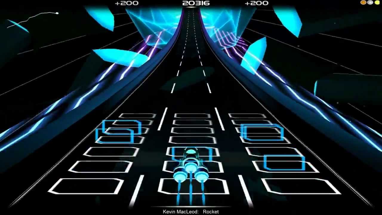 Audiosurf - Rocket by Kevin MacLeod - YouTube