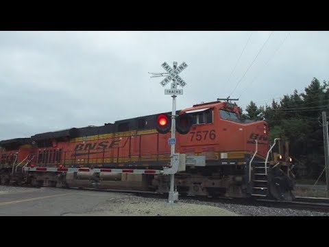 BNSF 7576 East ZSEACHC (10-4-2019) - YouTube