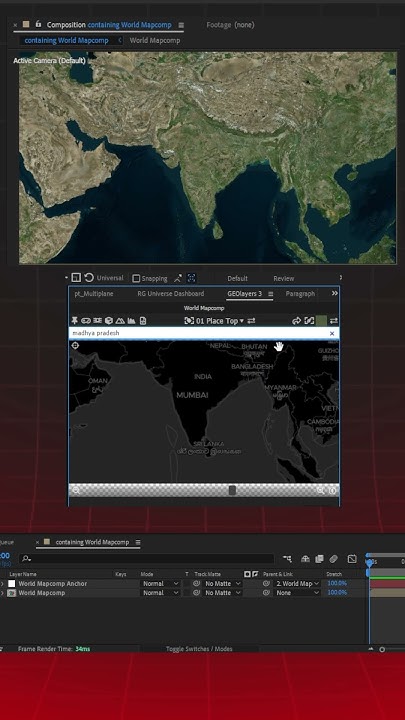 Create Geo Layers Map Like @dhruvrathee - YouTube