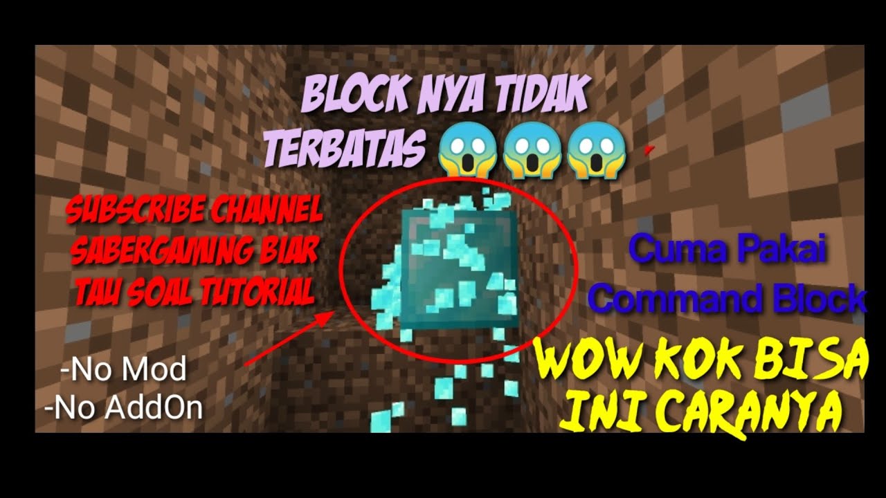Cara Bikin Block Unlimited/Tidak Terbatas Di Minecraft!!!!!!!Minecraft ...
