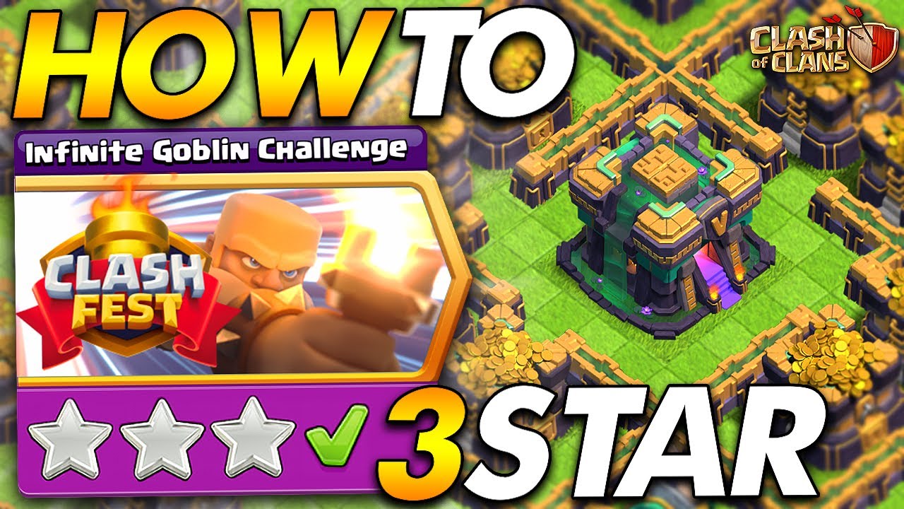 HOW TO 3 STAR THE INFINITE GOBLIN CHALLENGE | Clash of Clans - YouTube