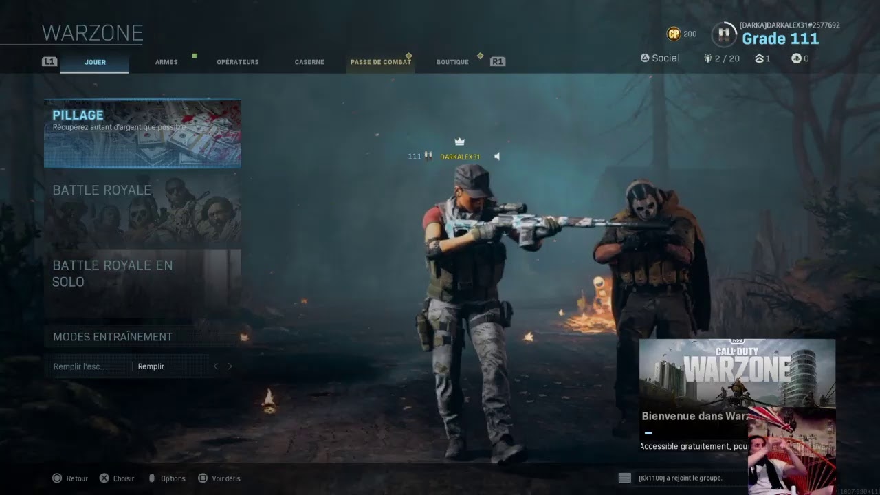 [CAM/FR/LIVE] WARZONE FT KÉKÉ DES PLAGES (Cod battle royal) LVL 108 ...