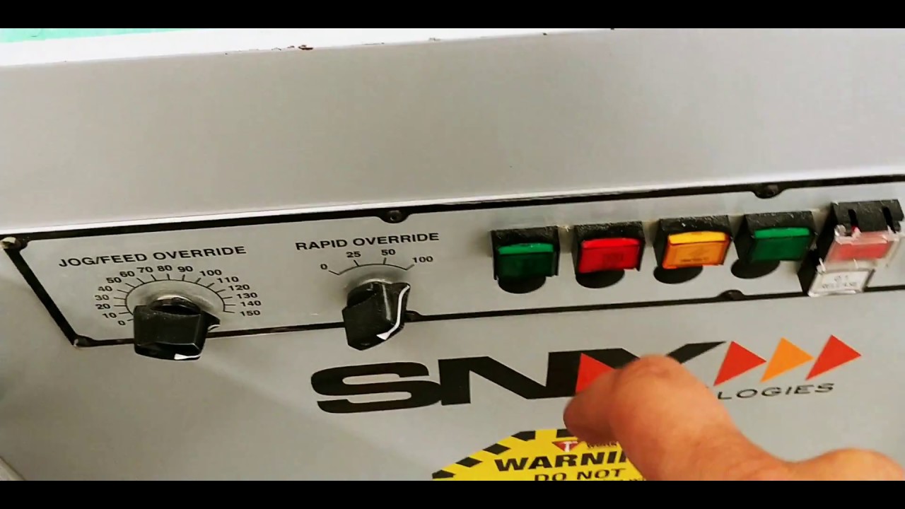 SNX nVentor 510TG CNC Router failure. - YouTube